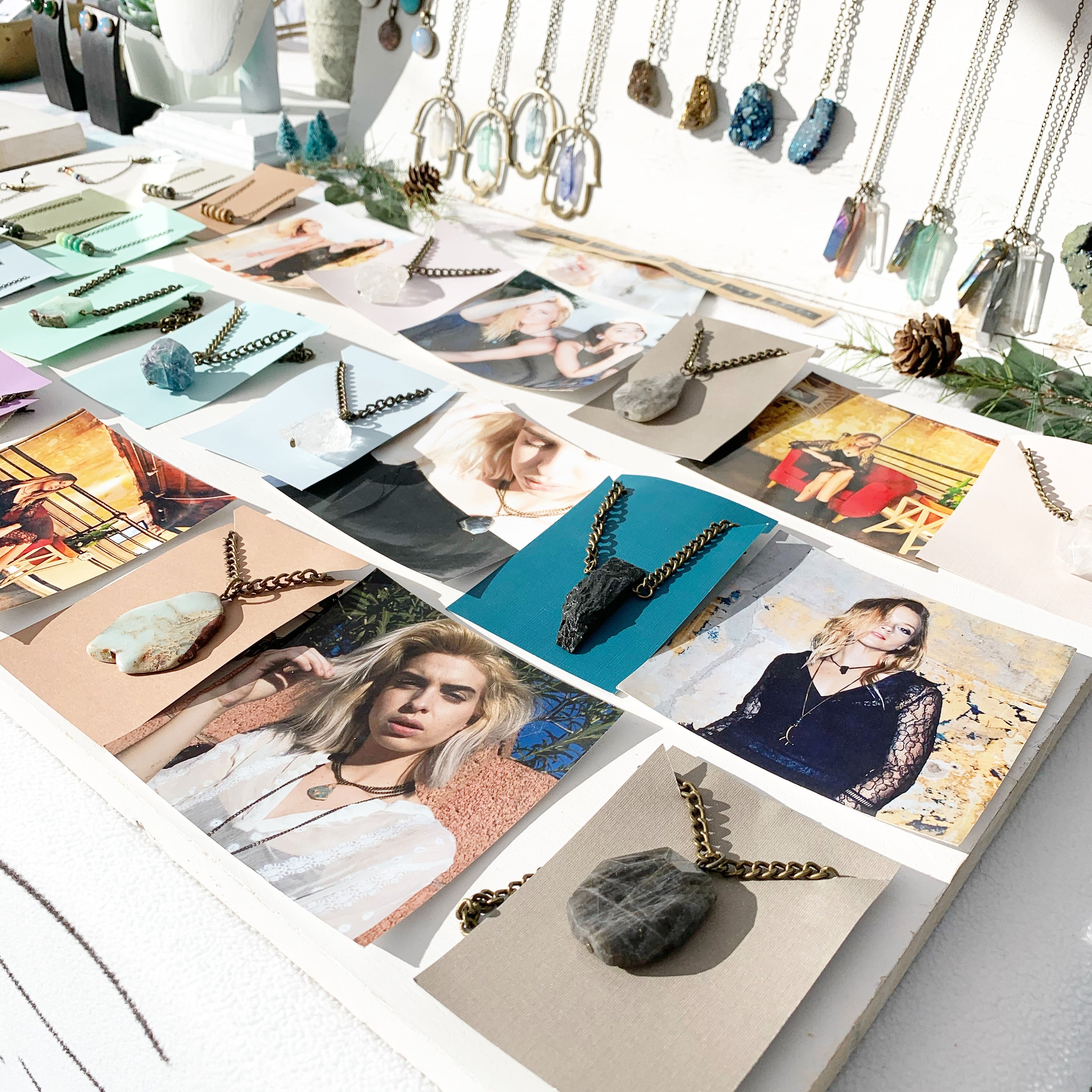 All the Tiny Pieces - Natural Gemstone and Raw Crystal Jewelry